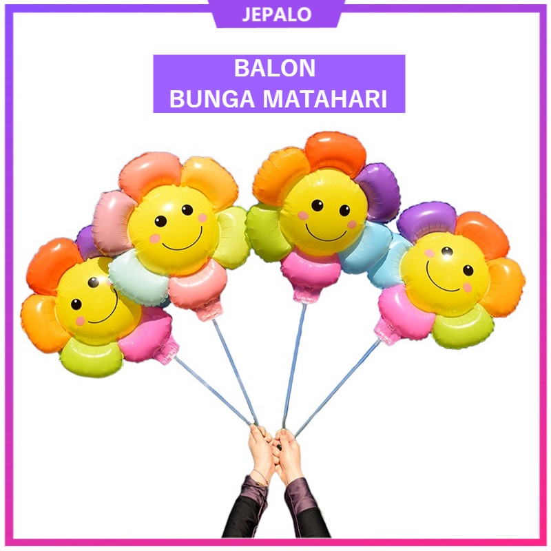 Jual Balon Bunga Matahari Ukuran Besar Dekorasi Pesta/Balon Dekorasi ...