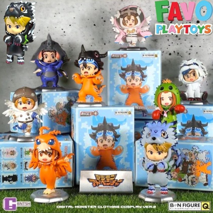 Jual BANDAI BN Figure Q Digimon Adventure Doll Costume Series 2 Blind Box Figure | Shopee Indonesia