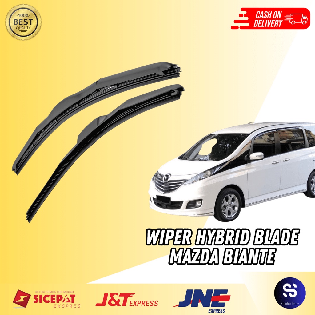 Jual Wiper Hybrid Blade Mazda Biante - Desain Model Hybrid 1 Set ...