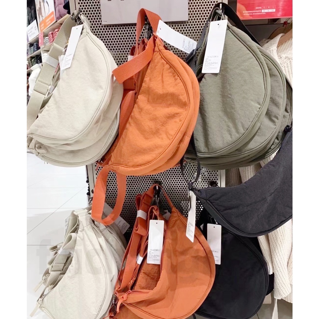 Jual Ready！Tas UNIQLO Wanita Mini Kanvas Tas Selempang Wanita Warna ...
