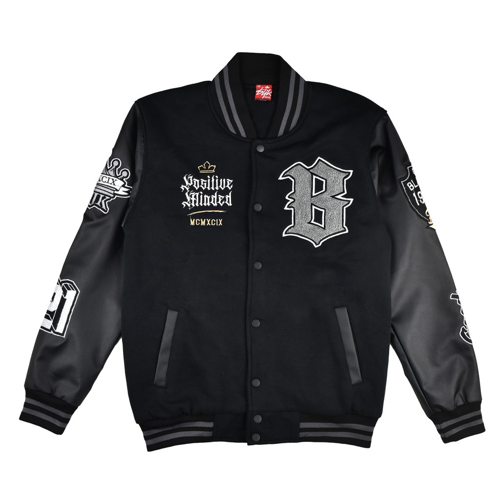 Jual BLJK Jaket Varsity Blackjack Positive Minded JKT594 | Shopee Indonesia