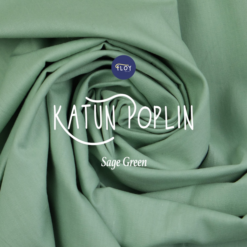 Jual Floy fabric KATUN POPLIN PER 1 METERAN katun eceran bahan kemeja ...