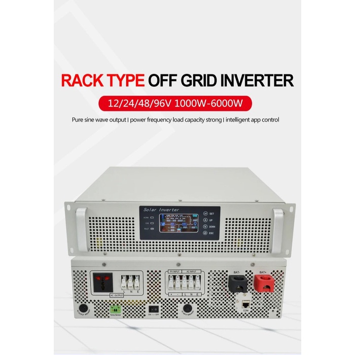 Jual 48V 5000W JNGE Rackmount Hybrid Offgrid Inverter Low Frequency ...