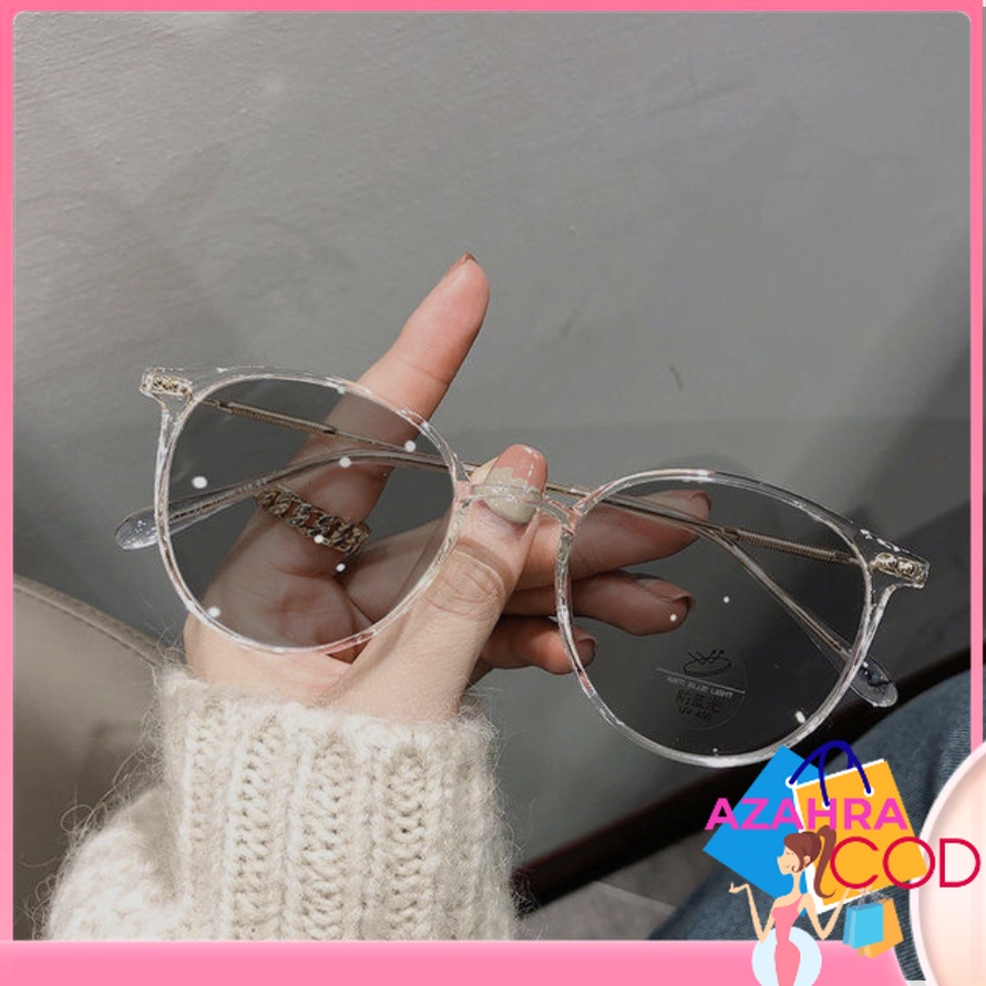 Jual AZAHRA Kacamata photocromik anti Blue Ray Gaya Korea Bentuk Bulat ...