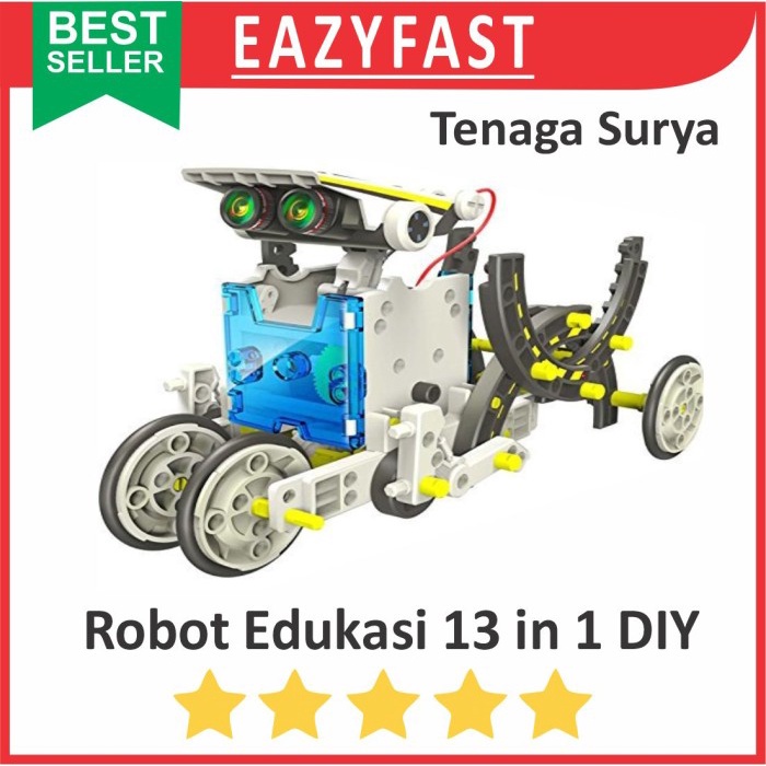 Jual Robot Mobil Edukasi 13 Transforming Rakit DIY Rakitan Lego Solar ...