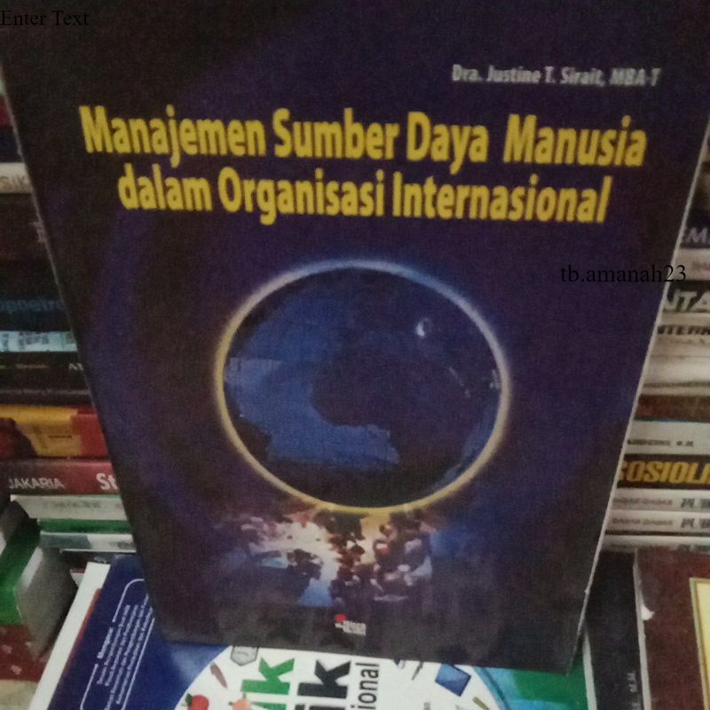 Jual Buku Manajemen Sumber daya manusia dalam Organisasi Internasional | Shopee Indonesia