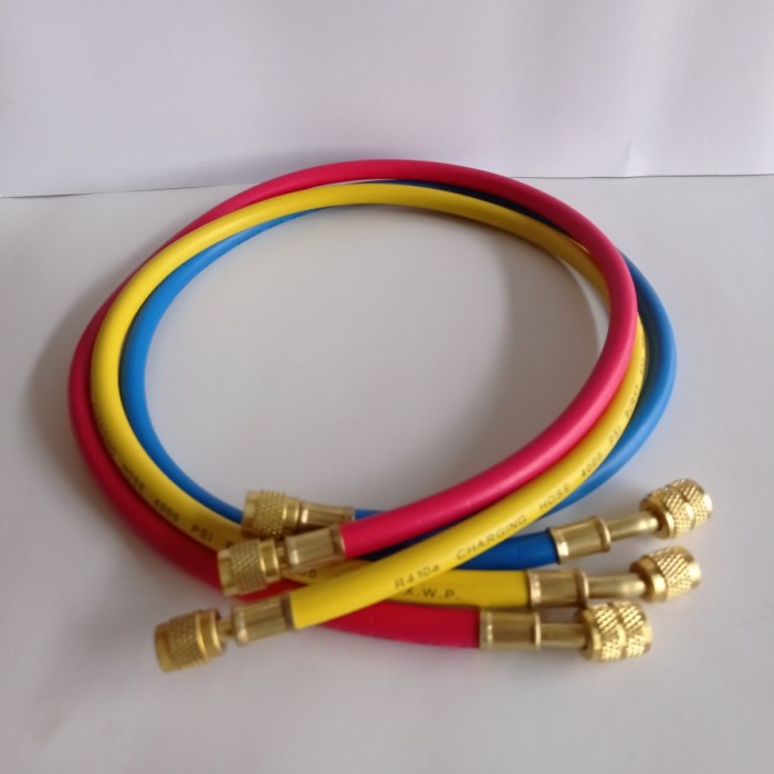 Jual SELANG MANIFOLD R410/R32 / SELANG ISI FREON AC R410/R32 1 SET 3 ...