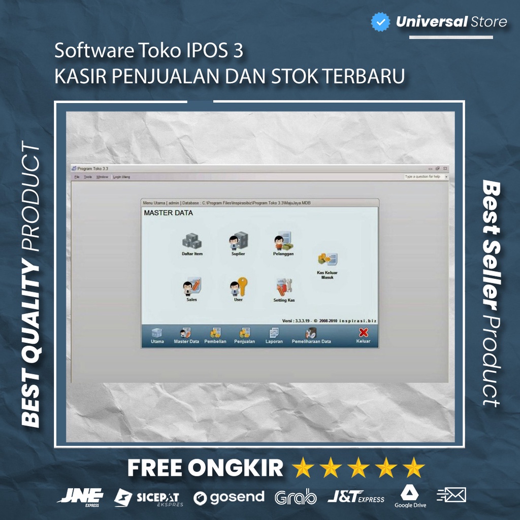 Jual Program Toko IPOS 3 KASIR MINIMARKET SWALAYAN MINIMARKET PENJUALAN DAN STOK TERBARU ...
