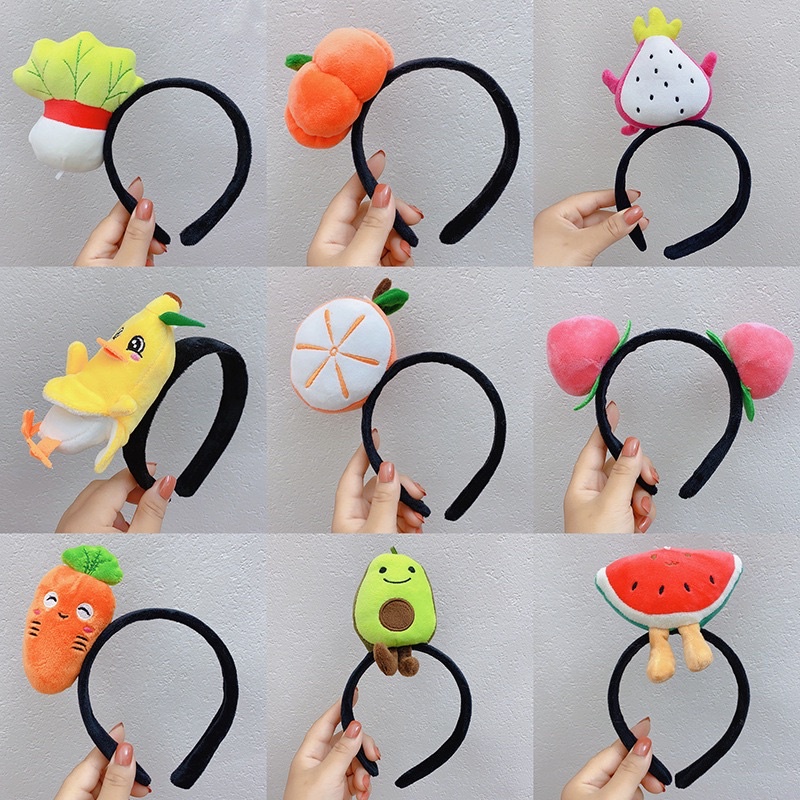 Jual (YUMI) BANDO RAMBUT BONEKA BUAH BUAHAN / FRUIT BANDO LUCU IMPOR ...