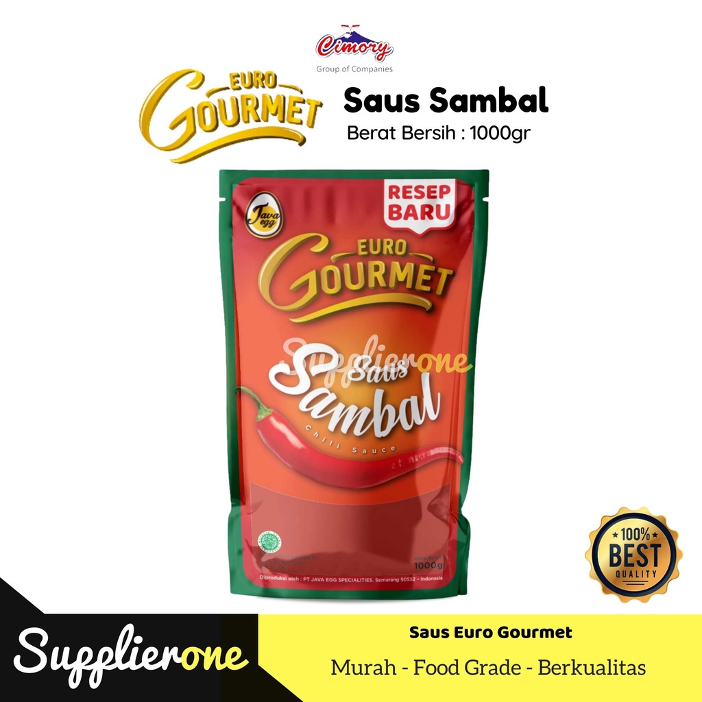 Jual Euro Gourmet Saus Sambal / Saus Sambal Euro Gourmet / Saus Extra ...