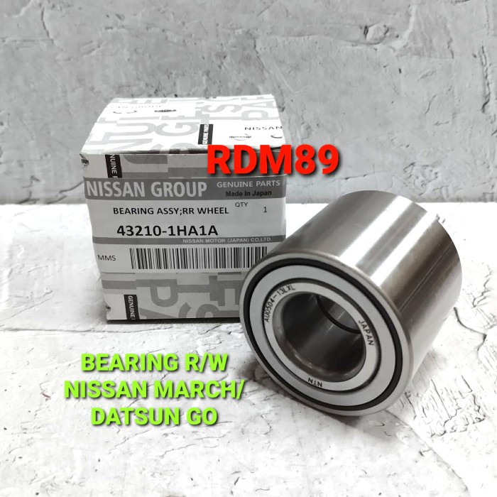 Jual BEARING RODA BELAKANG NISSAN MARCH DATSUN GO 43210-1HA1A | Shopee ...