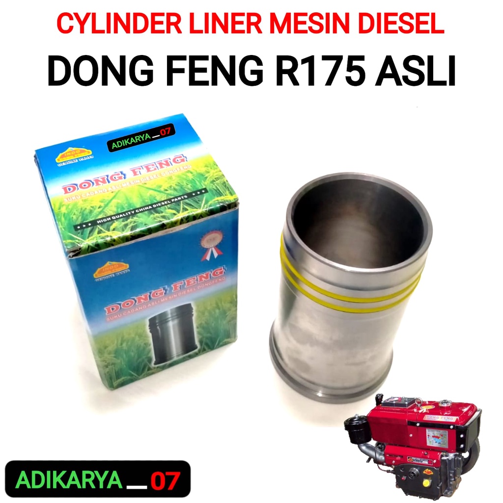 Jual Cylinder Liner Mesin Diesel R175 Boring Diesel R175 Dong Feng ASLI ...