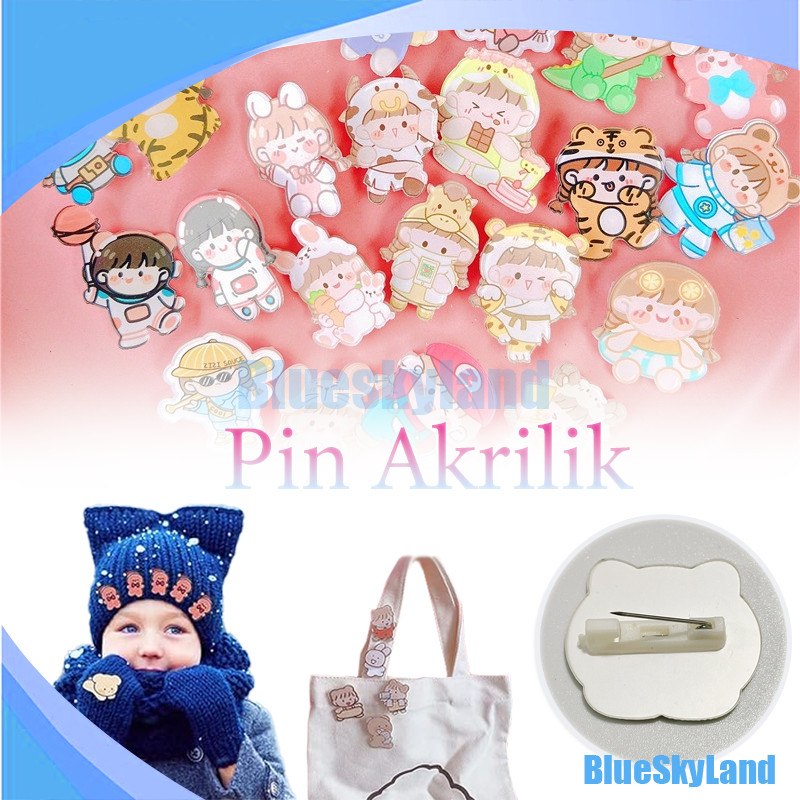 Jual Pin Lucu / Pin Akrilik Tas Aksesoris 1 Buah Bros/Kreatif Lucu ...