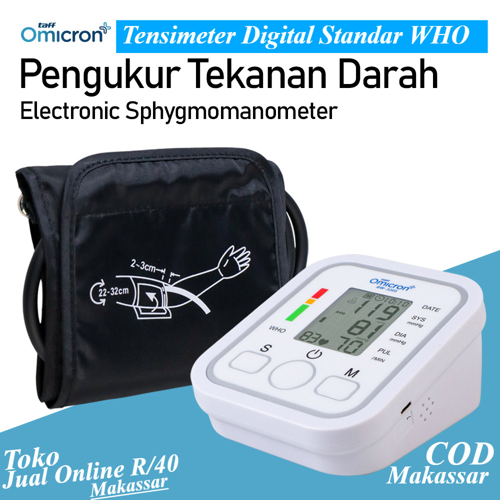 Jual JOR COD - Tensimeter Digital Standar Pengukuran WHO - Pengukur ...