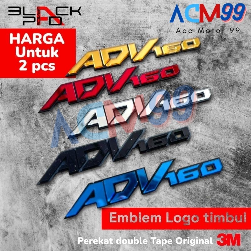 Jual Emblem Logo Adv 160 3D Akrilik | Shopee Indonesia