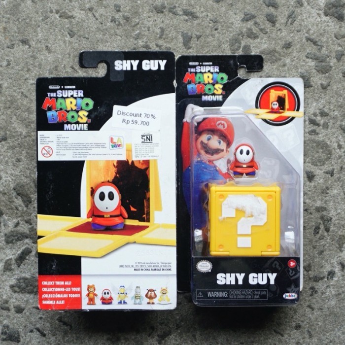 Jual The Super Mario Bros Movie SHY GUY Mini Figure with Question Block ...