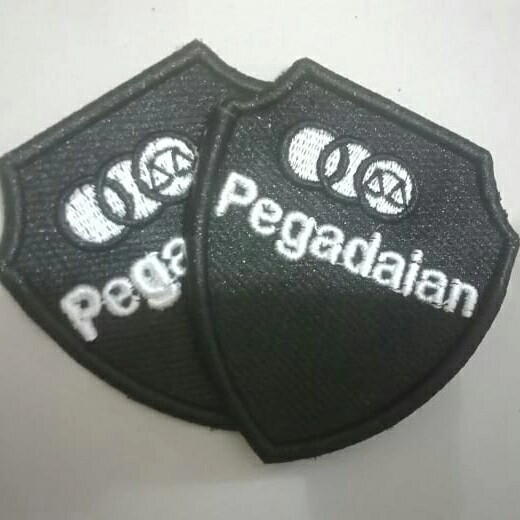 Jual badge bet logo satpam pegadaian nimbul 3 dimensi bisa reques logo ...