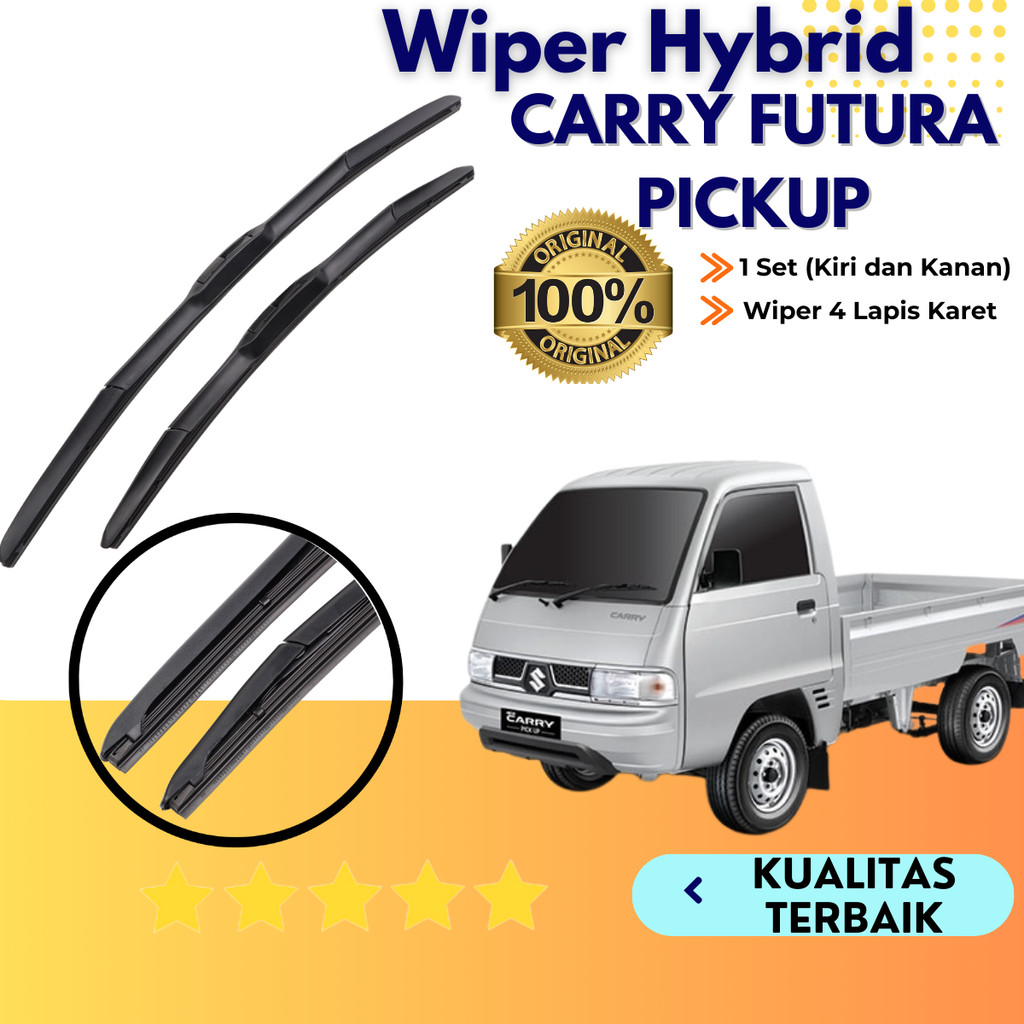 Jual Wiper Hybrid Karet 4 karet Mobil Suzuki Carry Futura / New Carry ...