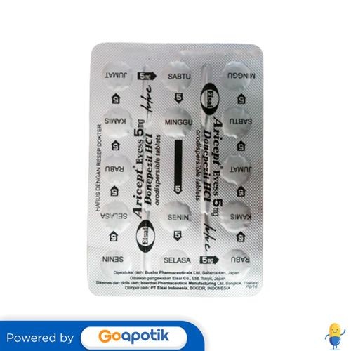 Jual Aricept Evess 5 Mg Strip 14 Tablet | Shopee Indonesia
