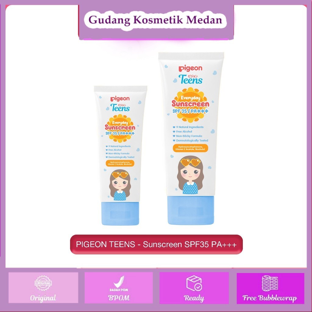 Jual PIGEON TEENS - EVERYDAY SUNSCREEN SPF35 PA+++ ( 30 / 60 ml ...