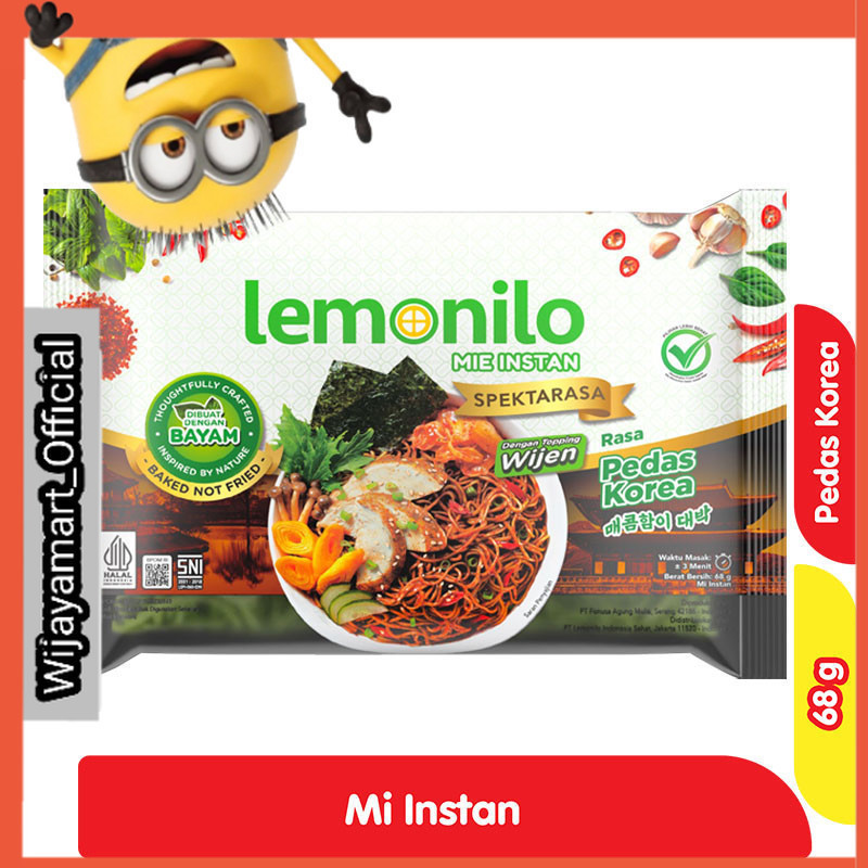 Jual Lemonilo Mi Instan Goreng Pedas Korea 68 g | Shopee Indonesia