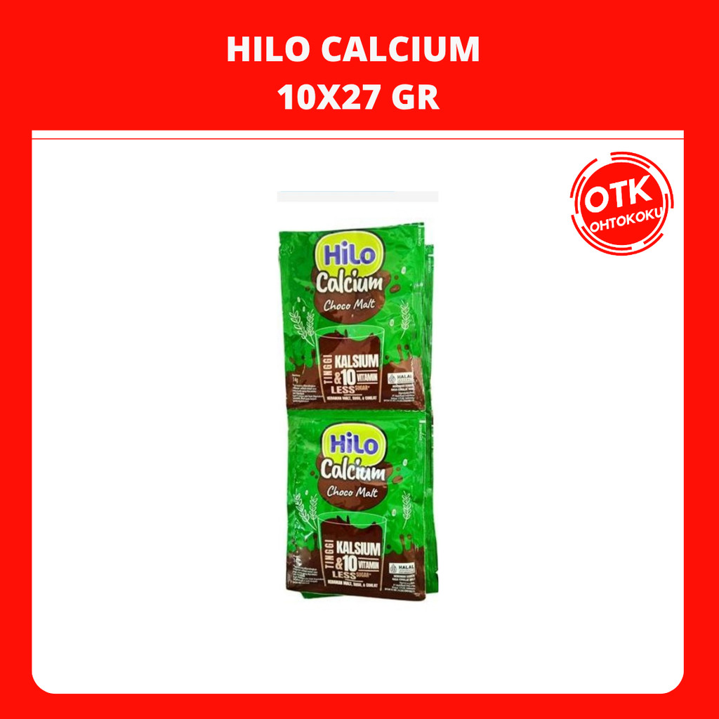 Jual HiLo Choco Malt 10x27gr - Susu Tinggi Kalsium Lebih Rendah Lemak ...