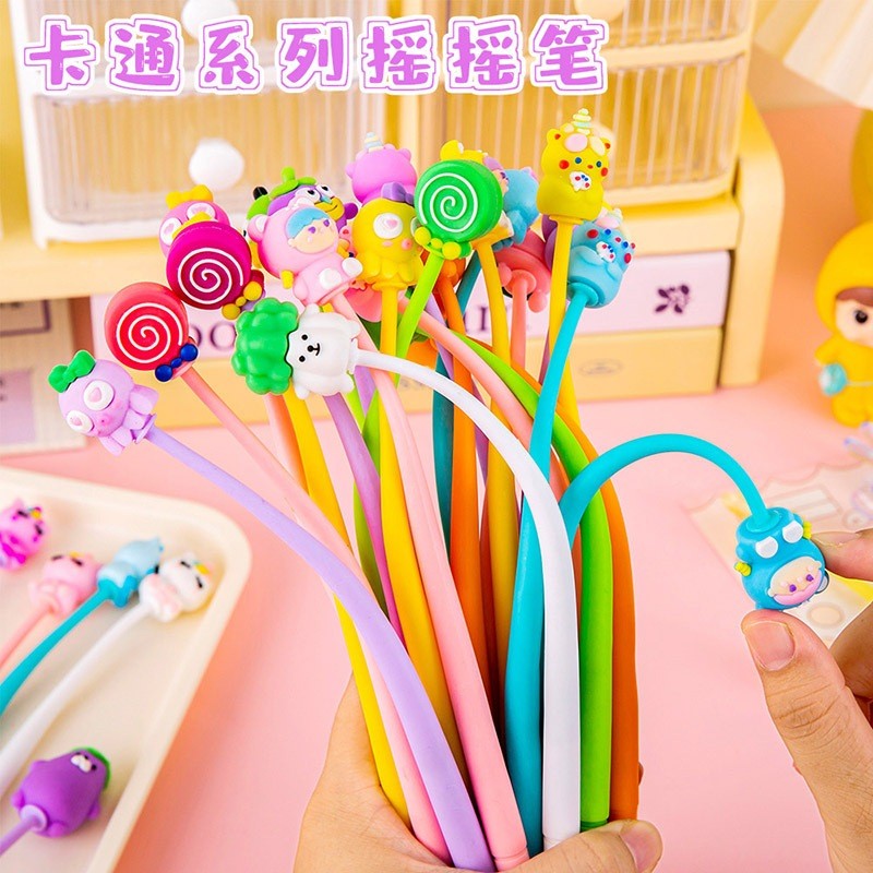 Jual BOBOMART PULPEN KUKI 0.5MM PULPEN KARAKTER LUCU PEN KARAKTER ...