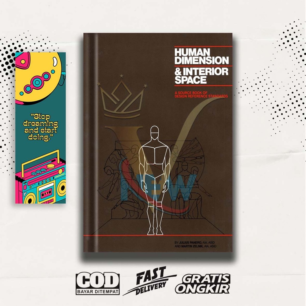 Jual Human Dimension and Interior Space - Julius Panero (English ...