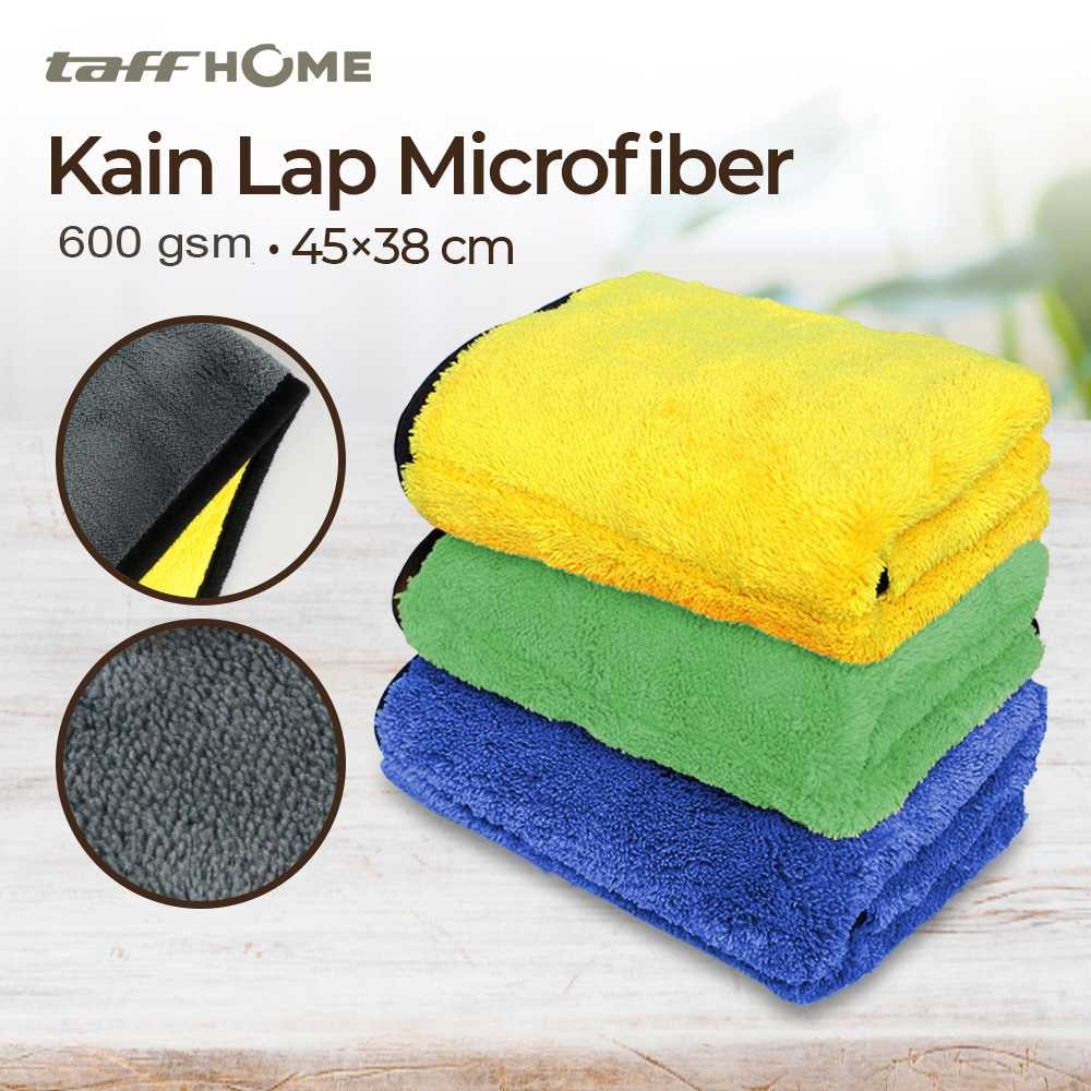 Jual TaffHOME Kain Lap Handuk Microfiber 600 gsm 45x38cm 1 PCS | Shopee ...