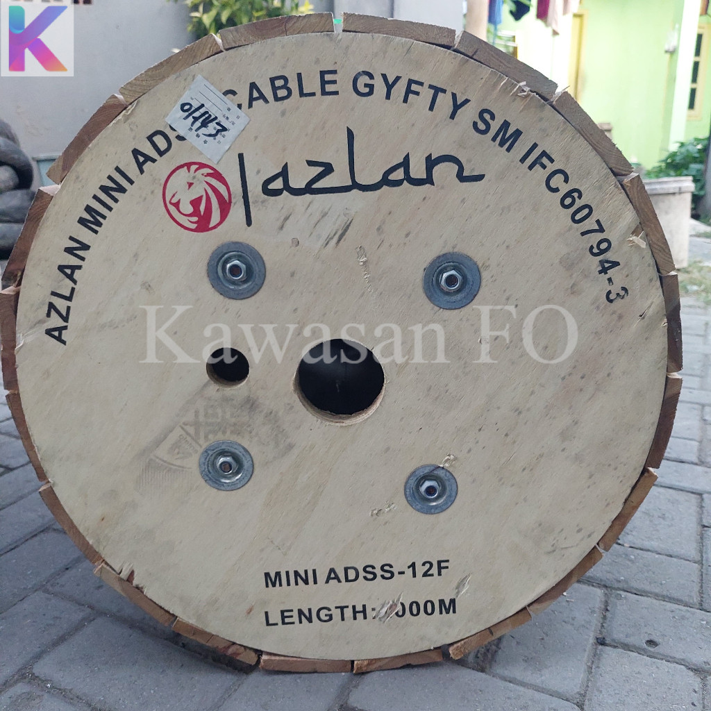 Jual Mini ADSS 12 Core / Kabel 12Core Mini Adss Span 80M GYFTY Azlan ...