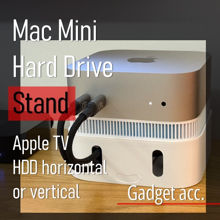 Jual MAC Mini M4 Dock DUST PROOF Extra HDD Apple TV Base Stand Dudukan ...