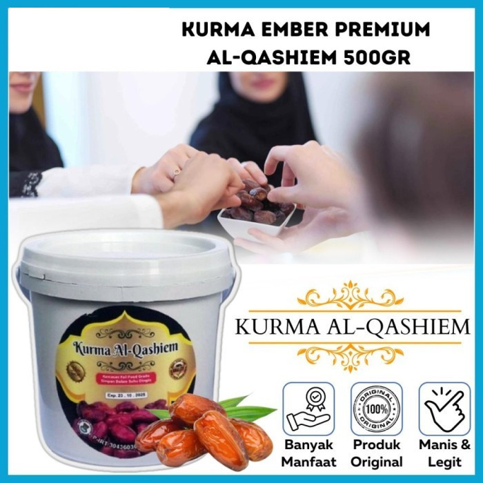 Jual Kurma Ember Premium Al-Qashiem 500gr / Kue Lebaran Ramadhan ...