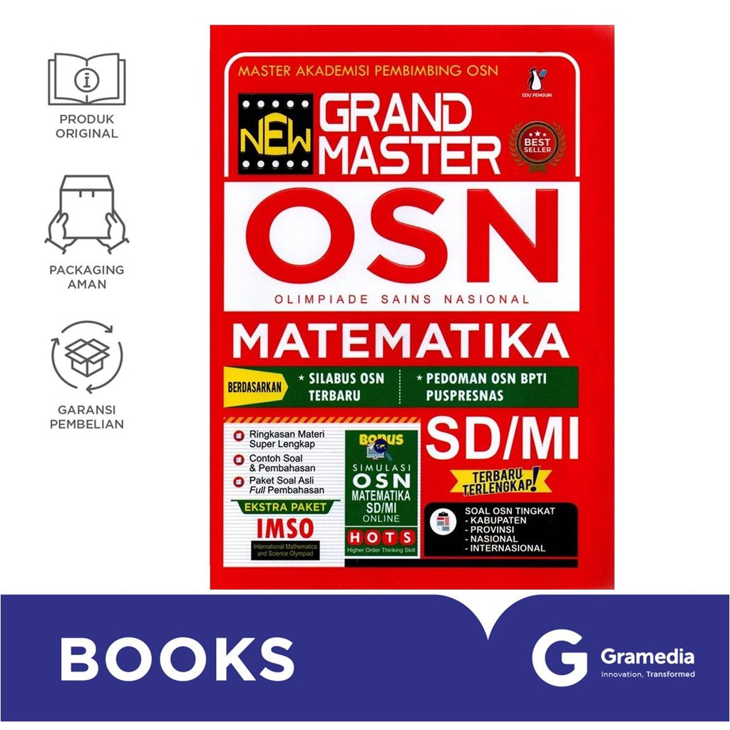 Jual New Grand Master OSN Matematika SD/MI | Shopee Indonesia