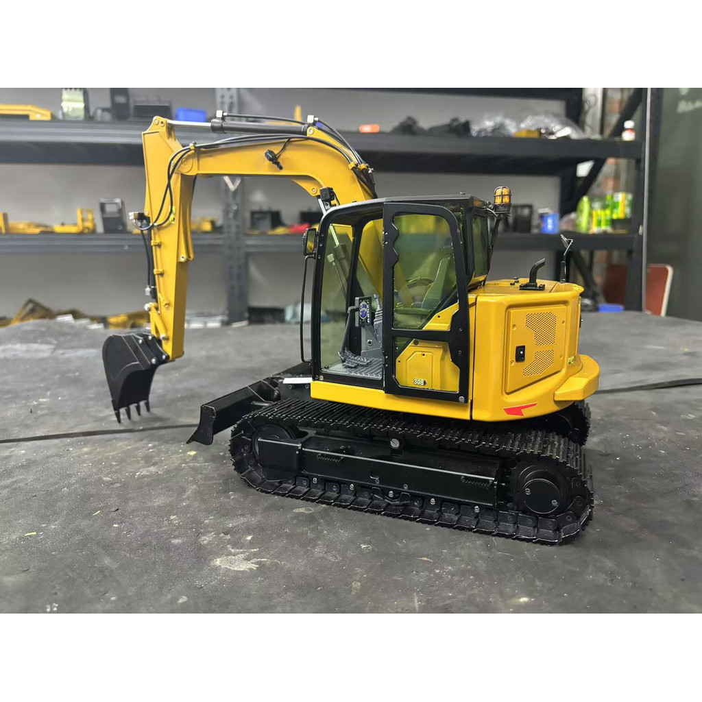 Jual Pre-sale 308 RC excavator 1/14 Metal Hydraulic Mini Digger Radio ...