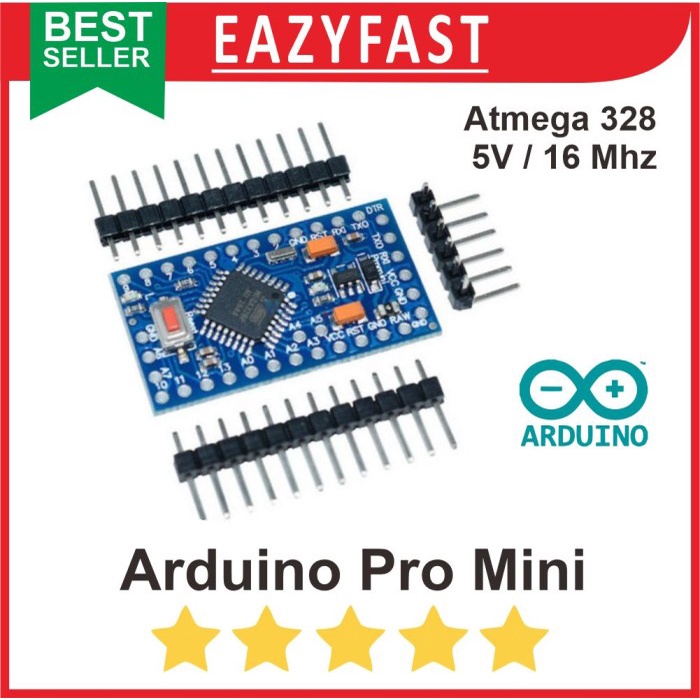 Jual Arduino Pro Mini Compatible ProMini 5V 16 Mhz Atmega328 328p 328 p | Shopee Indonesia