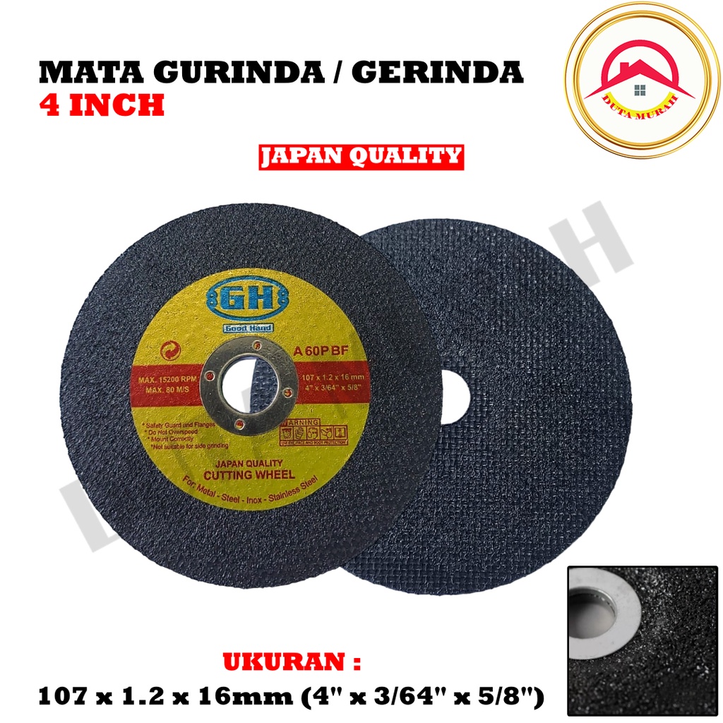 Jual Batu gurinda gerinda Mata gurinda gerinda 4inch potong besi ...