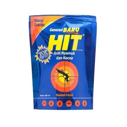 Jual HIT Liquid Pouch Orange [360mL] | Shopee Indonesia