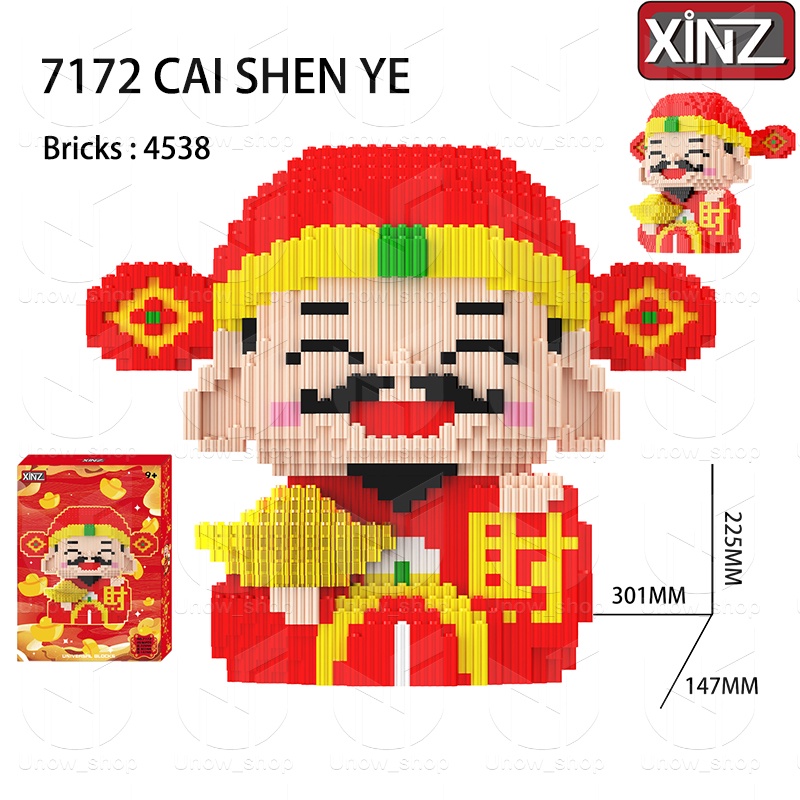 Jual Nano Block SINCIA - CAI SHEN YE series | Bricks education Nano ...