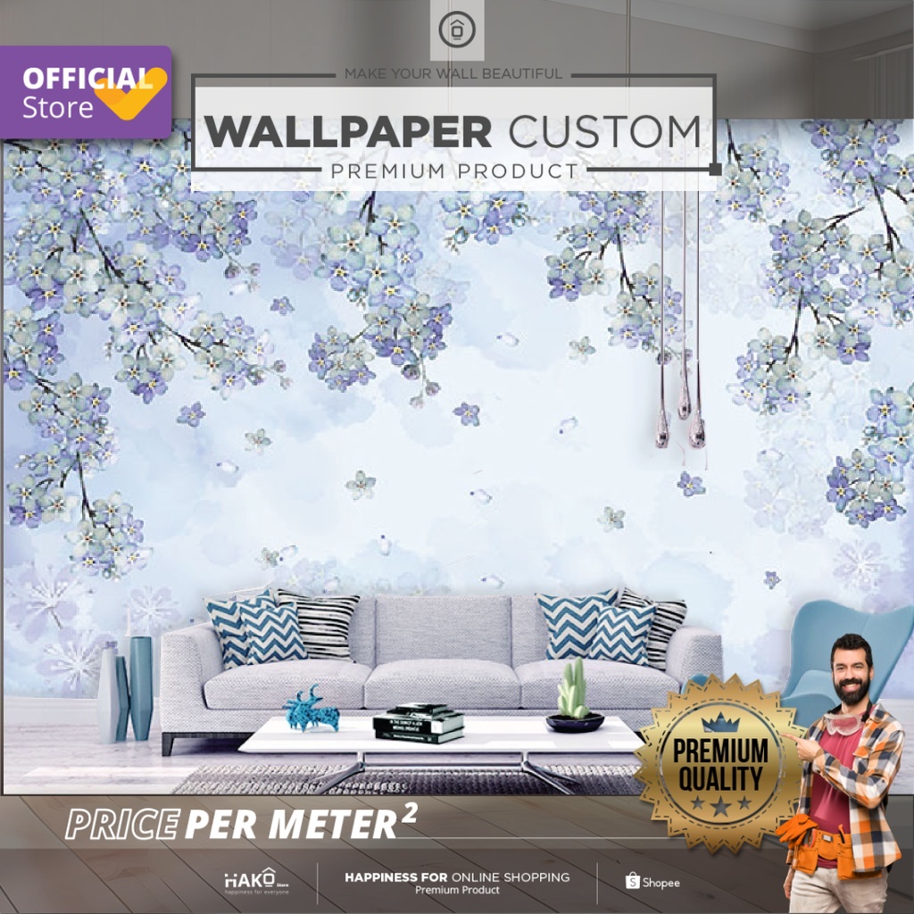 Jual Wallpaper Custom Ruang Tamu | Gambar Tumbuhan dan Tanaman Hutan 1. ...