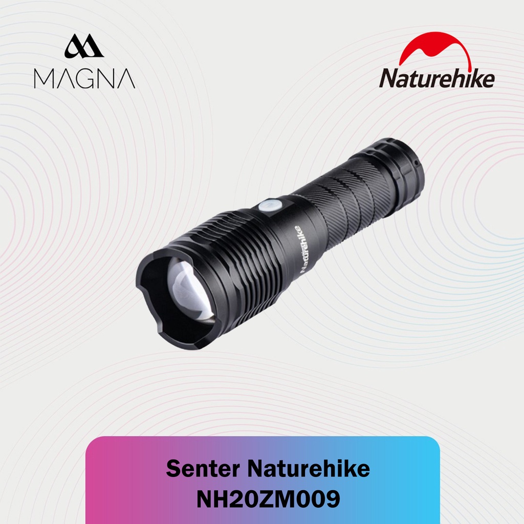 Jual Senter Naturehike NH20ZM009 Senter Tactical Jarak Jauh Flashlight ...