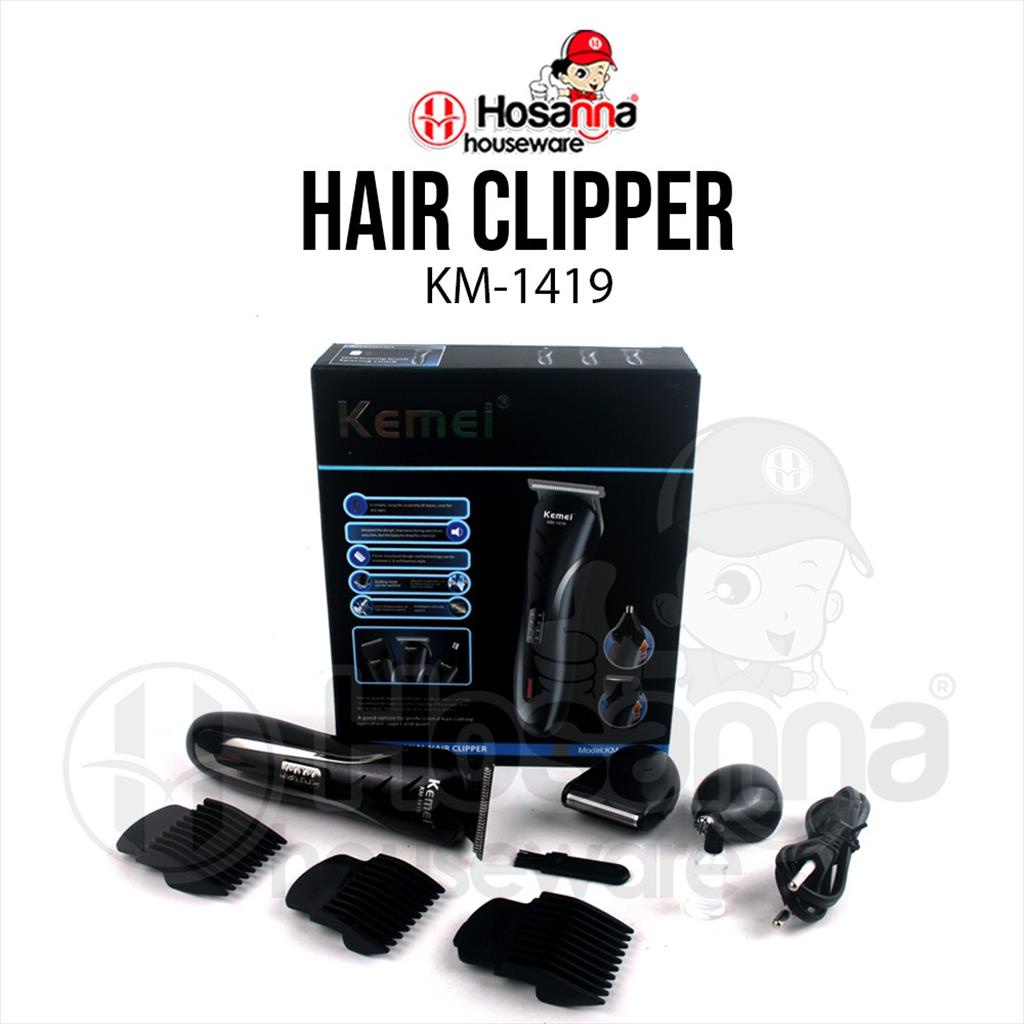 Jual KM 1419 Hair Clipper / Alat Cukur Rambut Kemei Elektrik | Shopee Indonesia