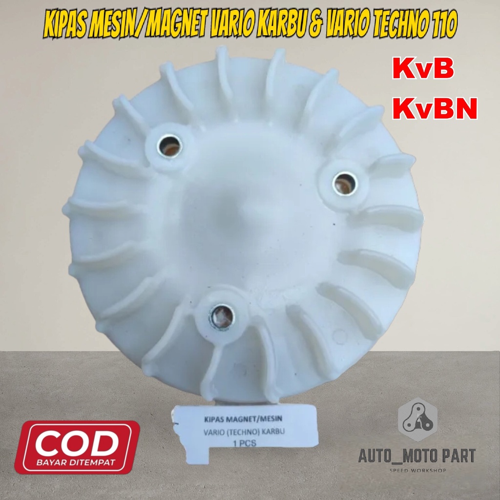 Jual kipas magnet radiator vario lama pnp vario techno 110 karburator ...
