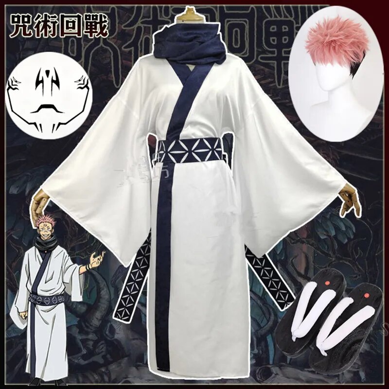 Jual PREORDER Anime Jujutsu Kaisen Ryomen Sukuna Cosplay Costume Adult ...