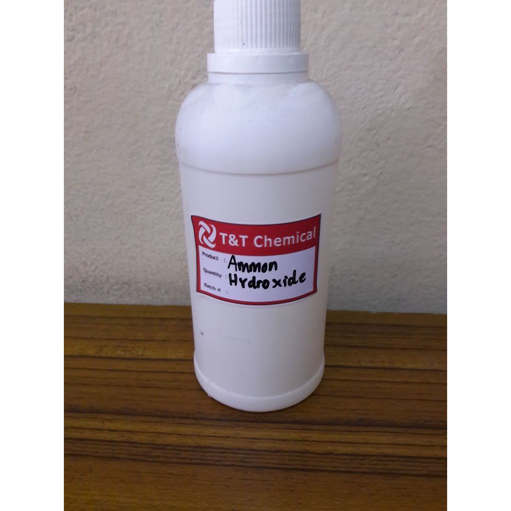 Jual larutan amonia solution Amonium hidroksida NH4OH 1lt Pack | Shopee ...