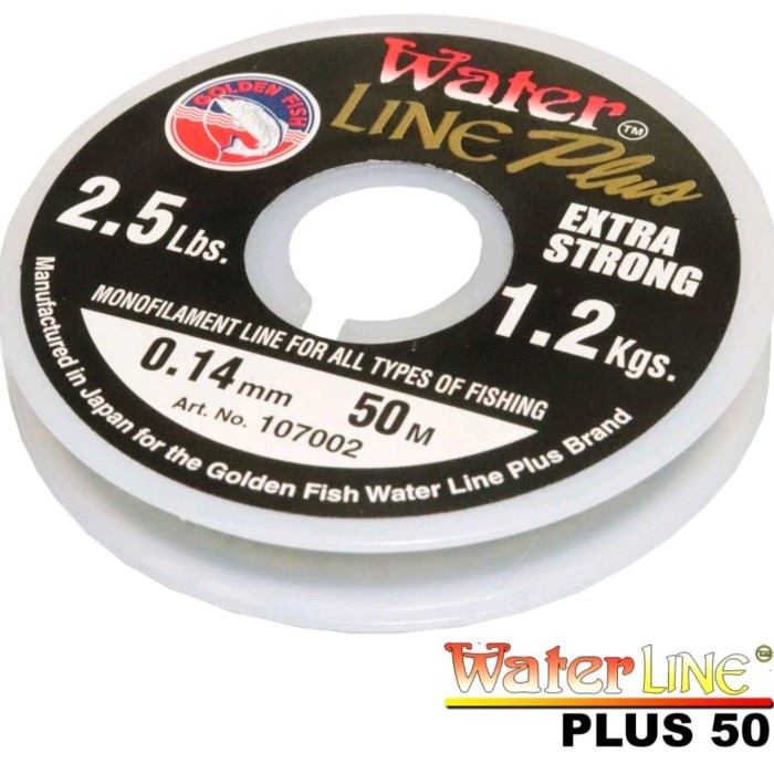 Jual Senar Golden Fish Waterline Plus 50 Meter Connecting | Shopee ...