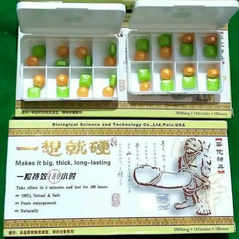 Jual KLG USA 48 PIL/ 1 BOX ORIGINAL ASLI OBAT-PEMBESAR PRIA PERMANEN ...