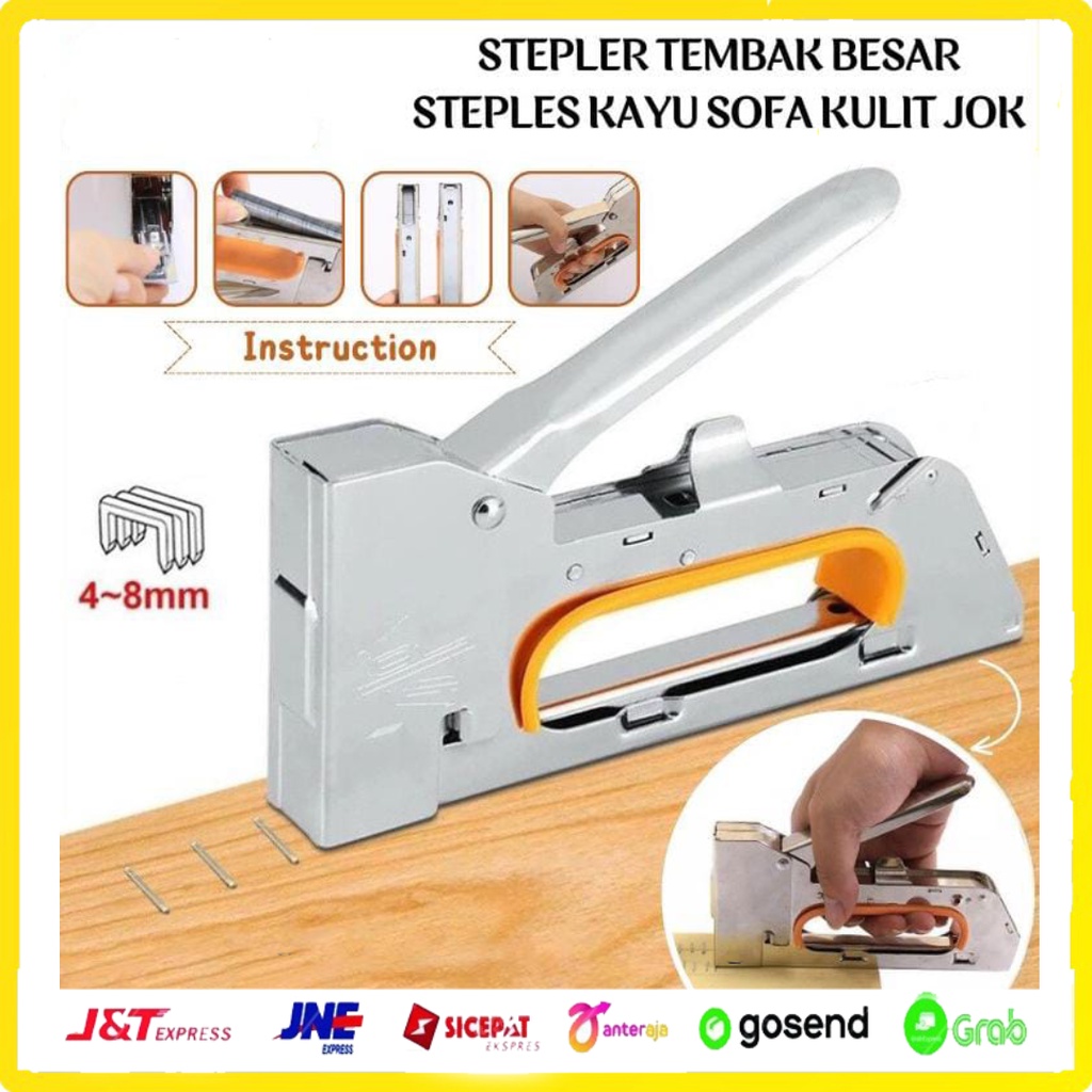 Jual Alat Staples Stapler Tembak 13/4-6-8mm Powerful Staples Alat Bantu ...