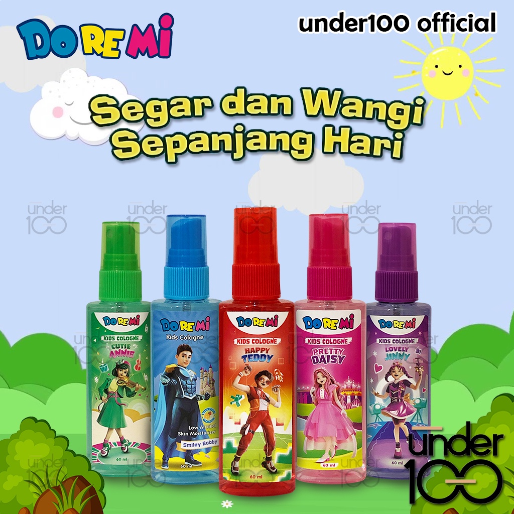 Jual Under100 Doremi Kids Cologne 60ml | Parfum Anak | Hapy Teddy ...
