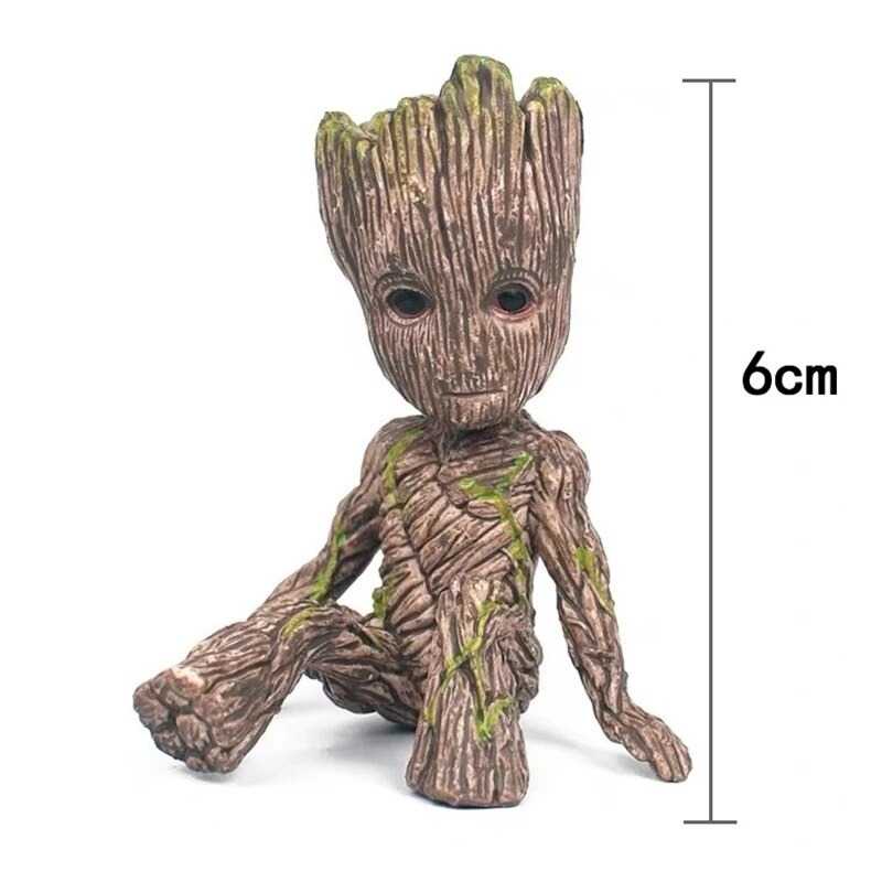 Jual TAKARA TOMY Sitting Groot Mini Action Figure Marvel Disney 6cm ...