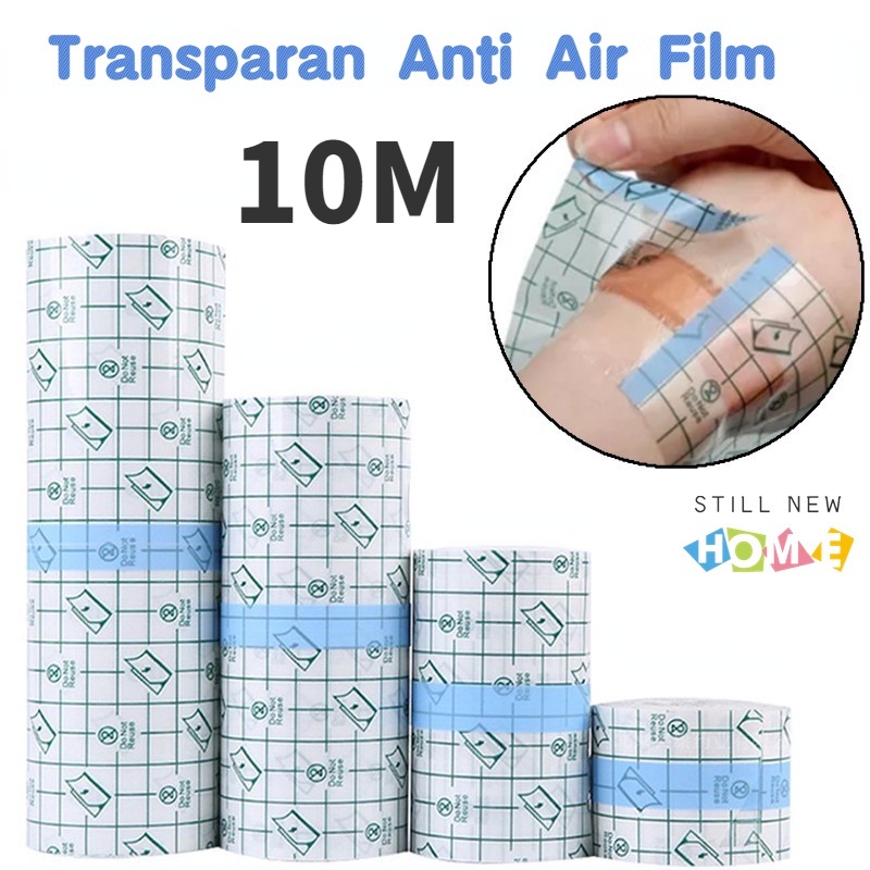 Jual 10M Plester Anti Air / Tranparent Film Dressing Roll / Anti Luka Plester / Pita Medis Anti ...
